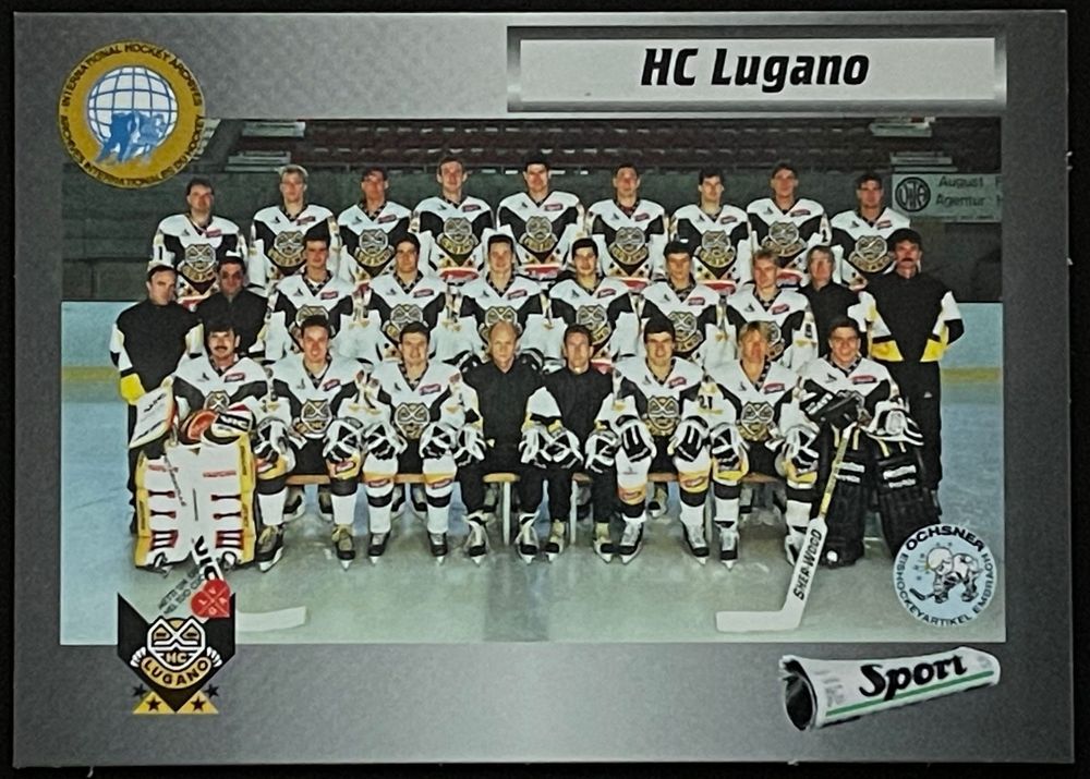 HC LUGANO TEAM CARD - 1993/94 (Gebraucht) in Contone für CHF 0.1 – mit ...
