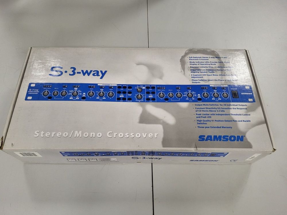 Samson S 3-way, Stereo/Mono Crossover (Neu und originalverpackt) in ...