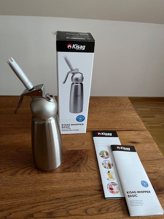 Kisag Rahmbläser Basic, Edelstahl, 0.5l | Kaufen auf Ricardo