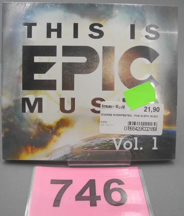 CD This is Epic Music Vol. 1, Nr. 746 (Neu und originalverpackt) in ...