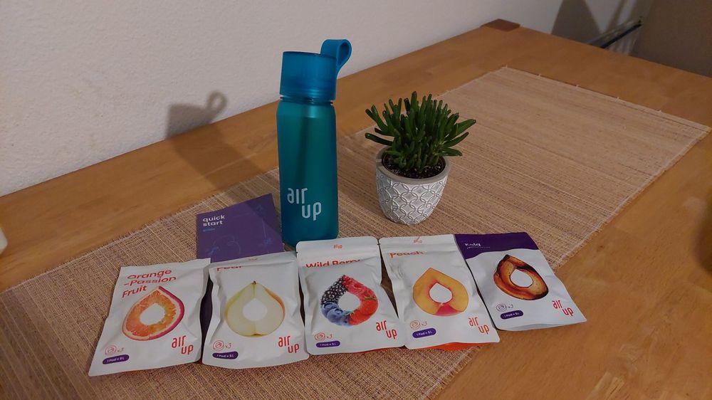 Air-up Starter Set. Flasche Ocean Blue+19 Airlines Up Pods (Neu (gemäss Beschreibung)) in Basel ...
