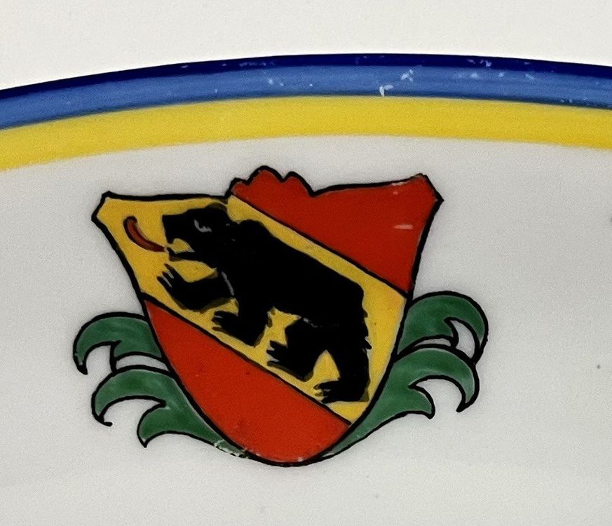 Ankeplättli Schale Porzellan Langenthal 1930 - Berner Wappen | Kaufen ...