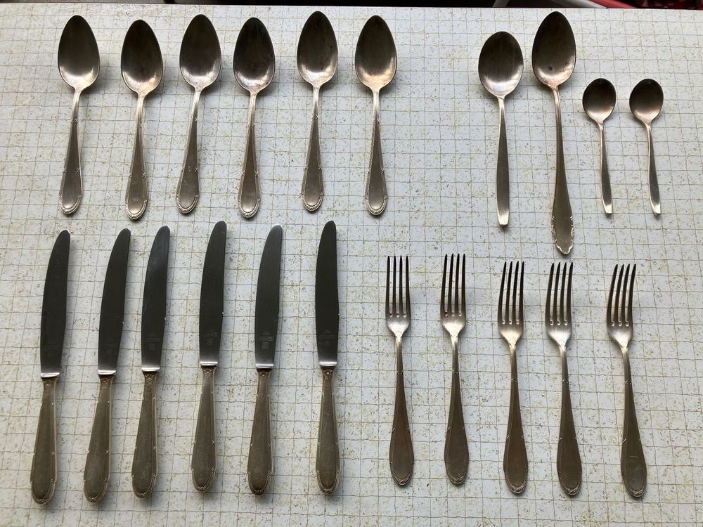 altes Silberbesteck 21 Teile, Nirosta, WMF, Vintage, ab 1.- (Gebraucht ...