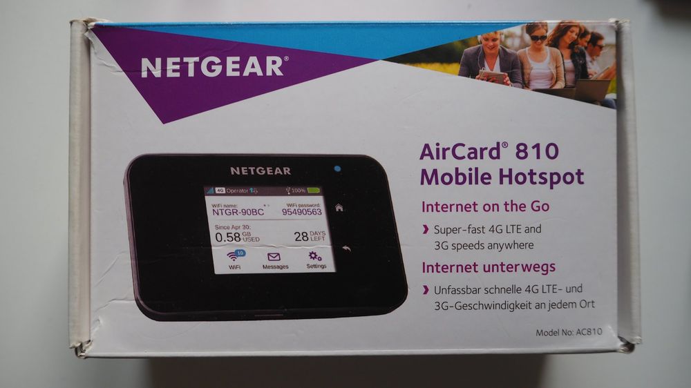 Mobiler Hotspot 4G LTE WLAN: Netgear AirCard 810 (Gebraucht) in Ostermundigen für CHF 80 – mit ...
