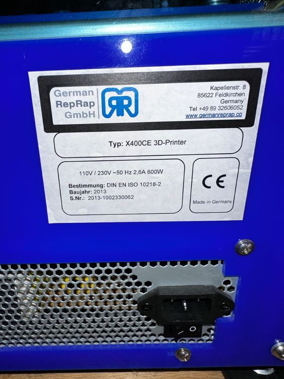 3D Drucker GROSS! RepRap X400CE 3D, Modellbau Alu CNC ab 1.- | Kaufen ...