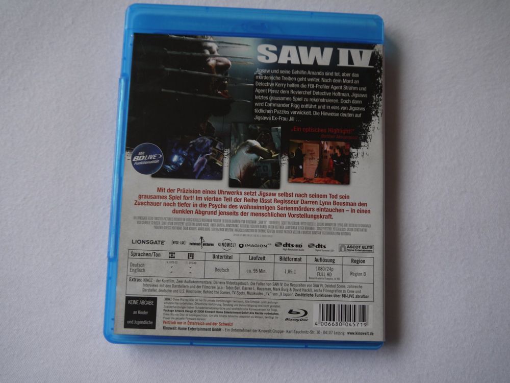 SAW IV-unrated | Kaufen auf Ricardo