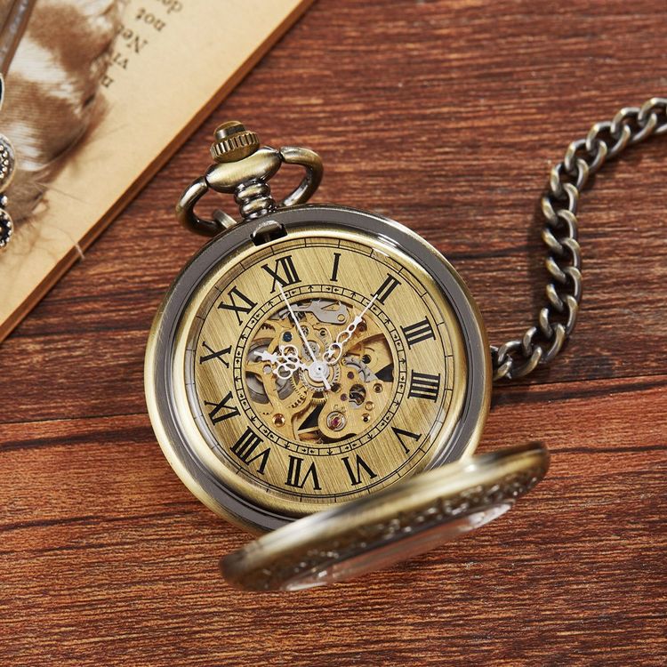 Mechanische Skelett Handaufzug Taschenuhr Lupe mit Box (Neu und originalverpackt) in Herisau für ...