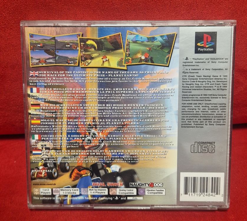 Crash Team Racing PS1 - Complet (Gebraucht) in Villars-sur-Glâne für ...