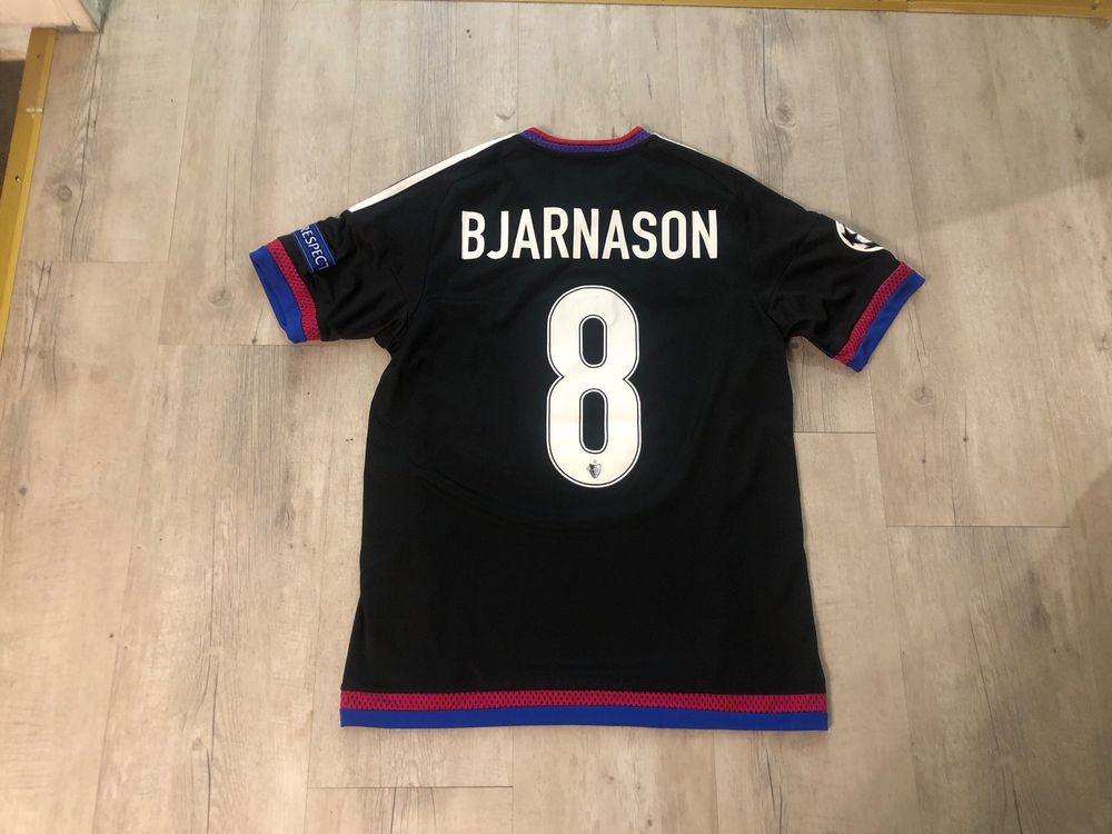 Maillot/Trikot FC Basel M Adidas #8 BJARNASON mit autogramm (Gebraucht ...
