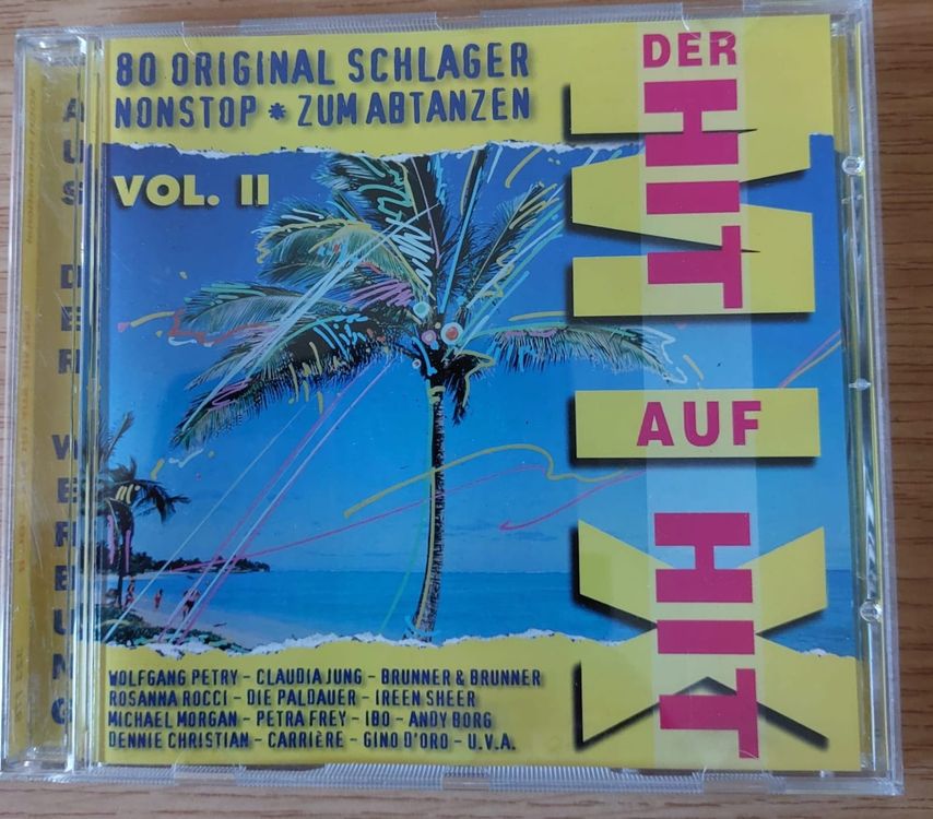 CD Der Hit auf Hit Mix Vol. II, 80er Schlager zum Abtanzen (Gebraucht ...