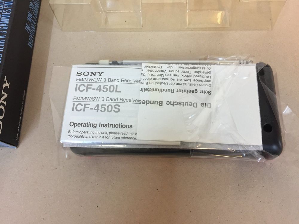 Radio Sony ICF-450S / Modell 1988 (Neu (gemäss Beschreibung)) in Gossau ...