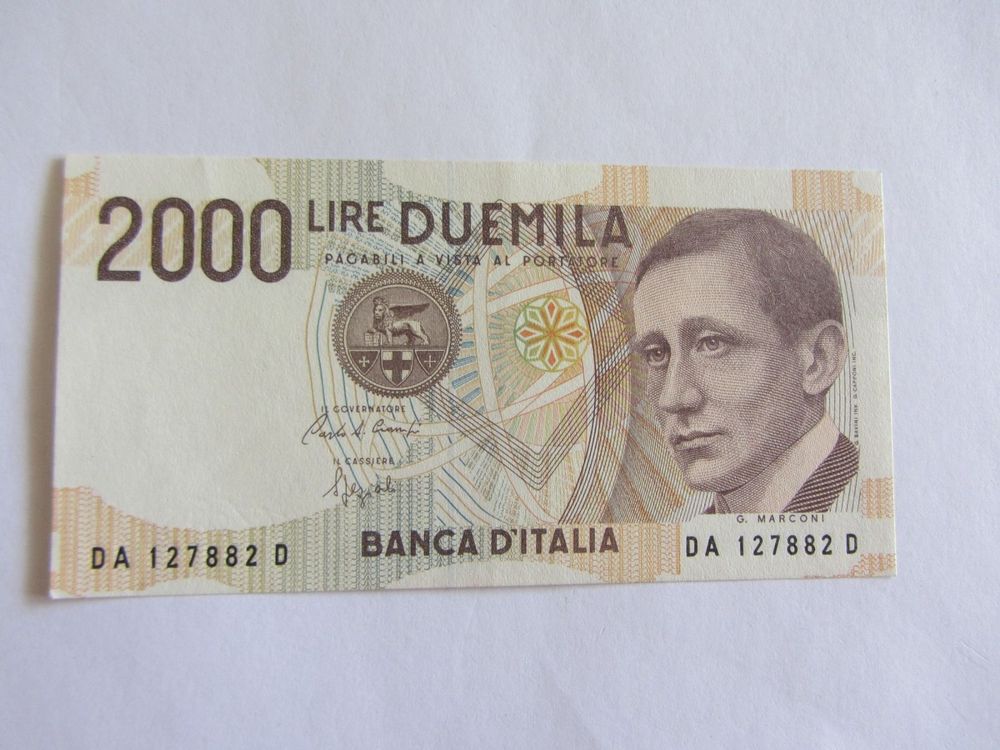 BILLET 2000 LIRES NEUF ! | Kaufen auf Ricardo