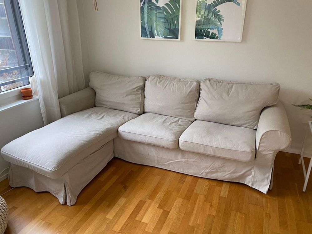 IKEA EKTORP 3er sofa hellbeige | Kaufen auf Ricardo