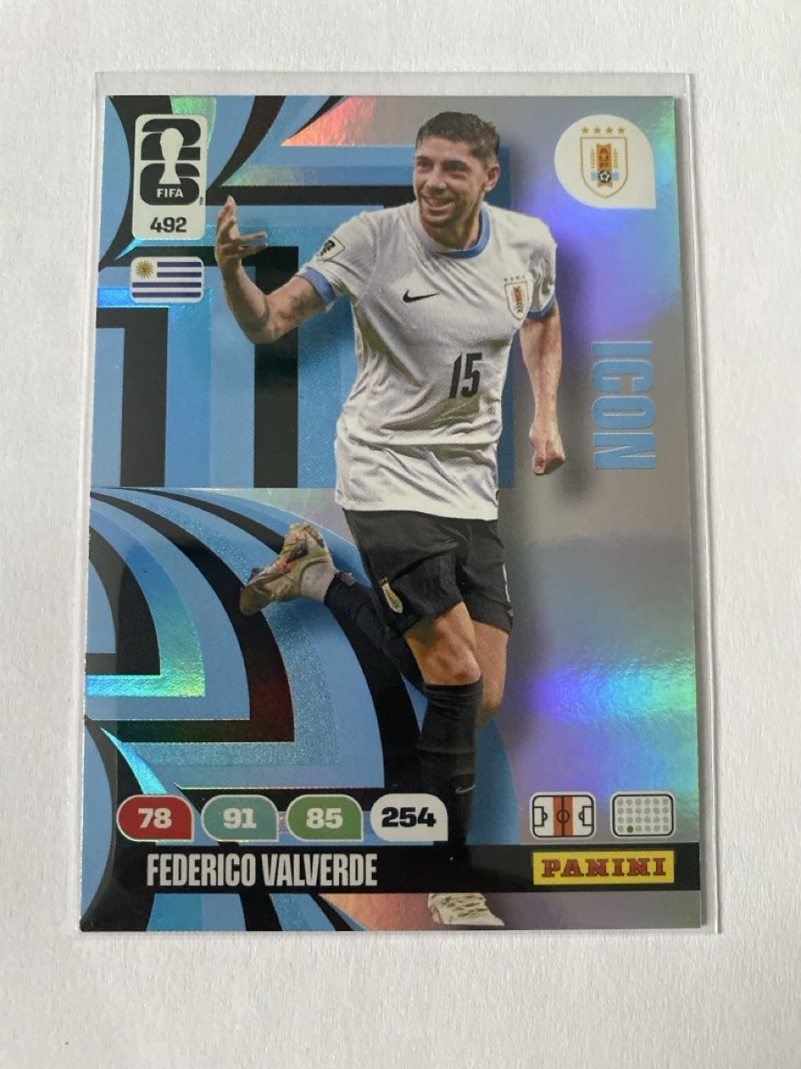 Federico Valverde Icon Card - FIFA Adrenalyn 2026 world cup (Neu ...