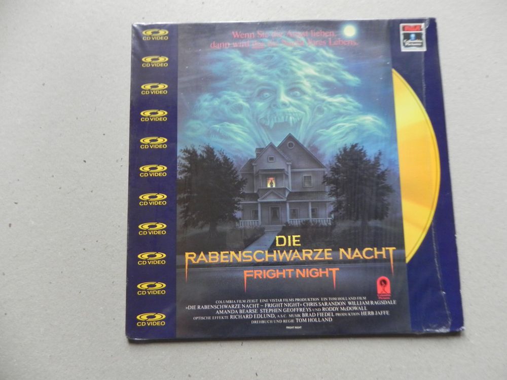Laserdisc Horror Komödie Movie Fright Night 1986 Sprache DE (Gebraucht ...