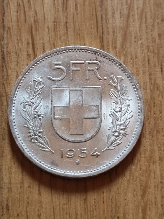 5 Franken 1954 - Top-Stück (Gebraucht) in Mels für CHF 15 – mit Lieferung auf Ricardo kaufen