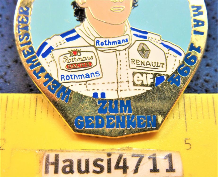 AYERTON SENNA GEDENK PIN 1.MAI 1994 LIM (Gebraucht) in Ettingen für CHF ...