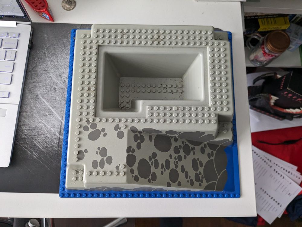 Lego 3D base plate 32 x 32 pirate water rocks 2552px3 | Kaufen auf Ricardo