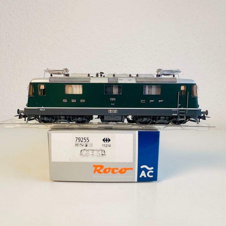 ROCO 79255 Re 4/4 II Grün SBB 11214 AC HO (Neu und originalverpackt) in ...