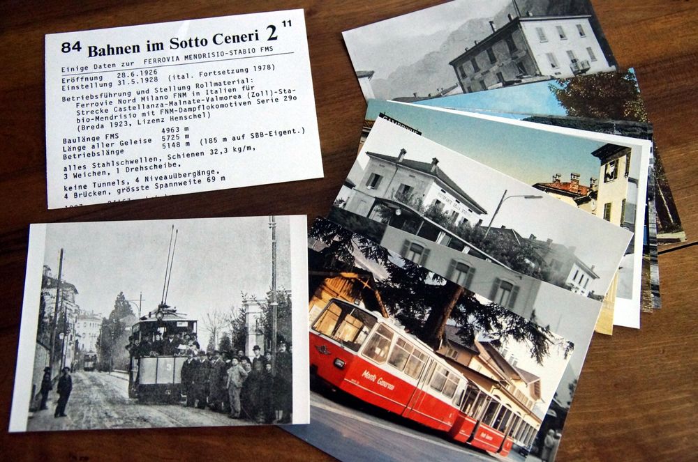 84 Bahnen im Sotto Ceneri II - E.B. Leutwiler - AK-Serie (Gebraucht) in Schönenwerd für CHF 16 ...