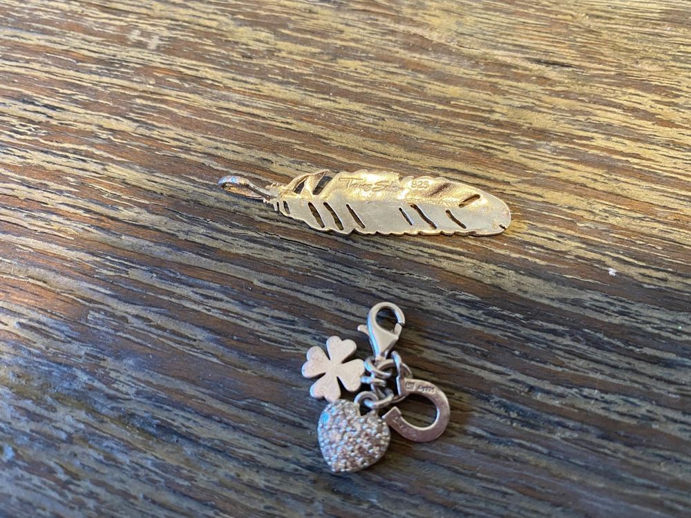 Thomas Sabo Feder Anhänger und Glück Charm 🍀 | Kaufen auf Ricardo