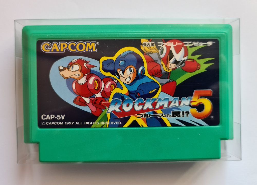 Rockman 5 ( Mega Man 5 / Mega Man V ) ☠️ Famicom FC JPN (Gebraucht) in ...