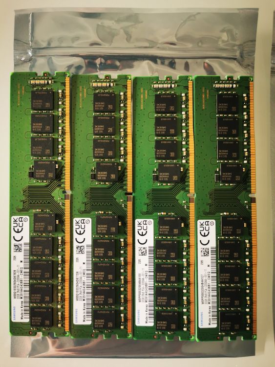 SAMSUNG 32GB ECC RAM M391A4G43BB1-CWE DDR4 3200 2Rx8 CL22 (Neu (gemäss ...