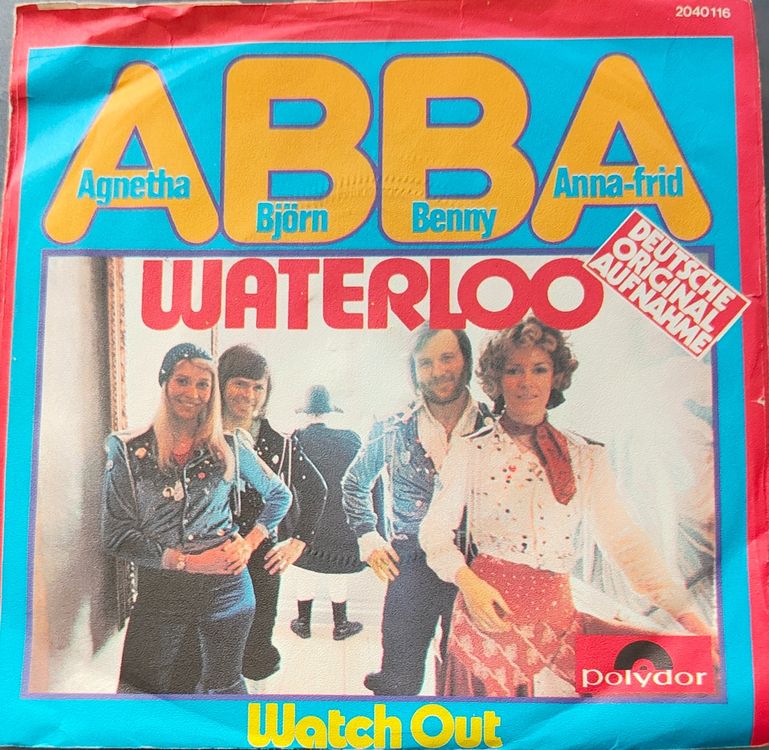 Vinyl Single ABBA - Waterloo (German Version) (Gebraucht) in Langenthal ...