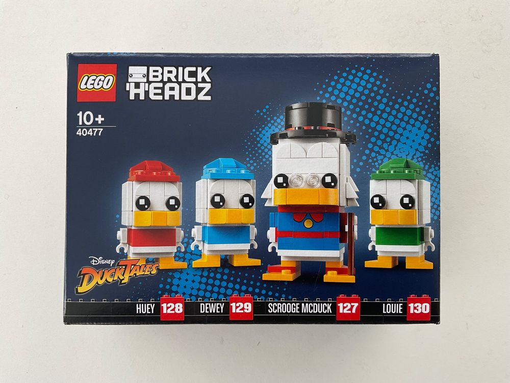 Lego 40477 BrickHeadz Dagobert Duck, Tick, Trick & Track NEU (Neu und ...