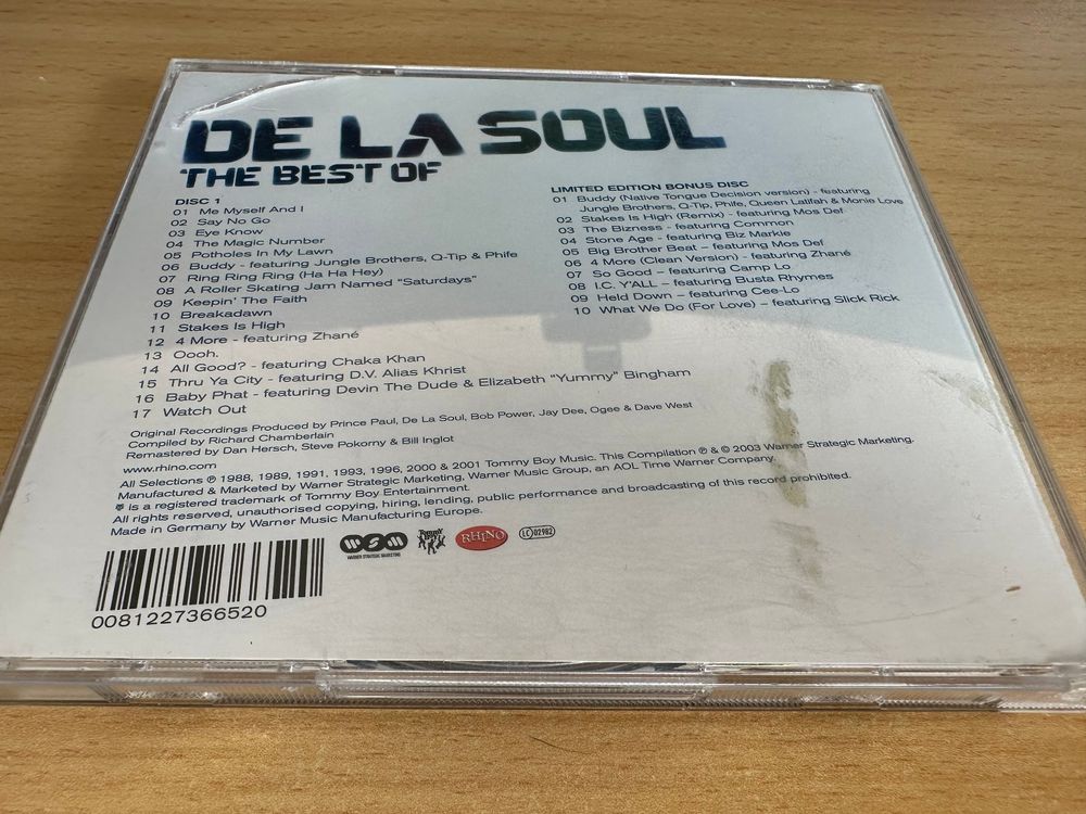 De La Soul – The Best Of - 2 CD | Kaufen auf Ricardo