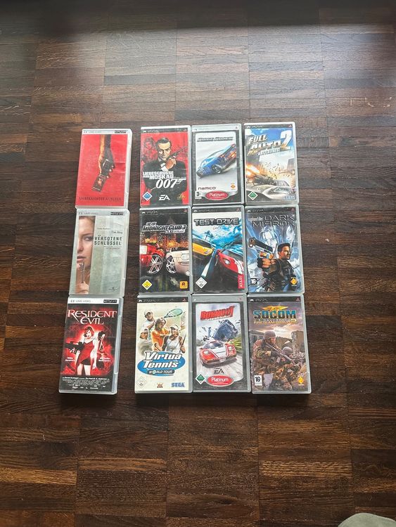 9 Sony PSP Games und 3 Movies (Gebraucht) in Ebikon für CHF 45 – mit ...