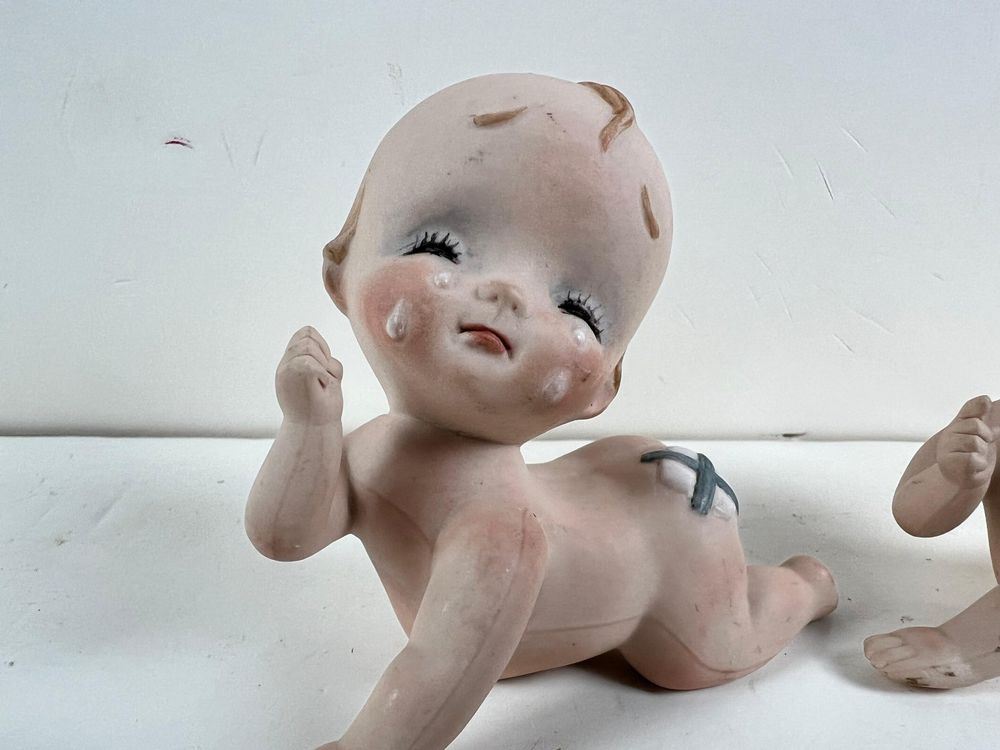 2x Keramik Baby figur Signiert. | Kaufen auf Ricardo