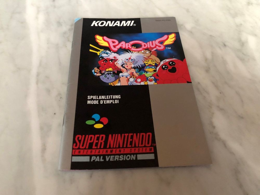 ANLEITUNG FÜR PARODIUS SUPER NINTENDO | Kaufen auf Ricardo