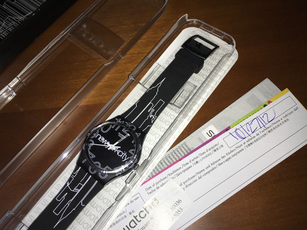 Swatch LINES IN THE SKY - New York - Full Set NEW Ungetragen (Neu ...