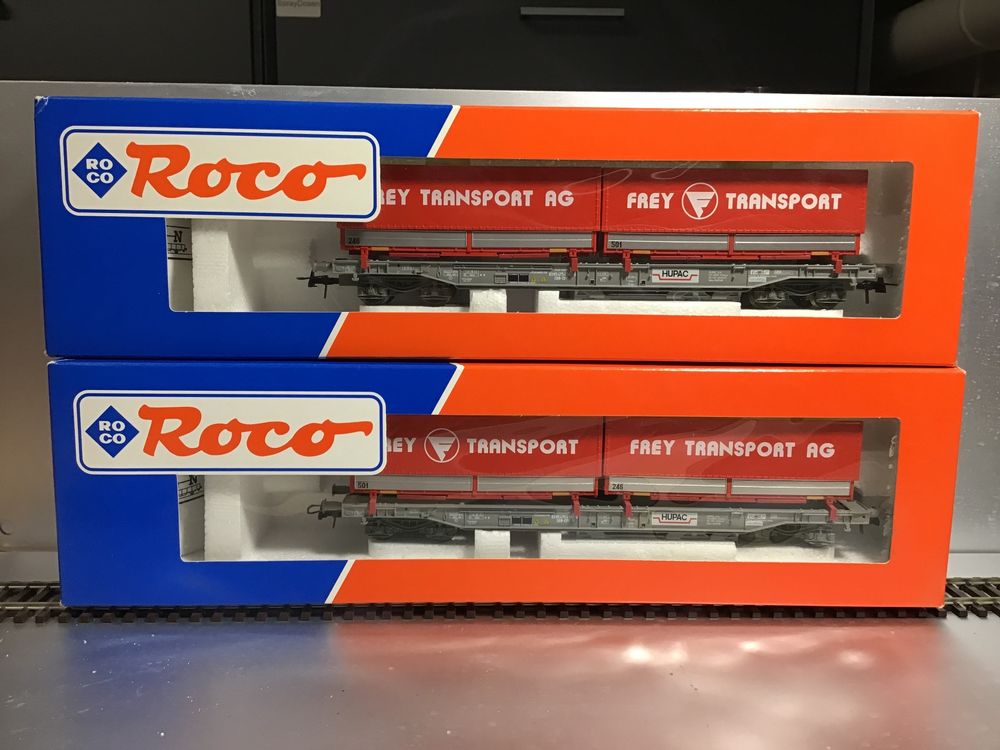 Roco 46569 Containerwagen FREI TRANSPORT AG H0 (Neu und ...