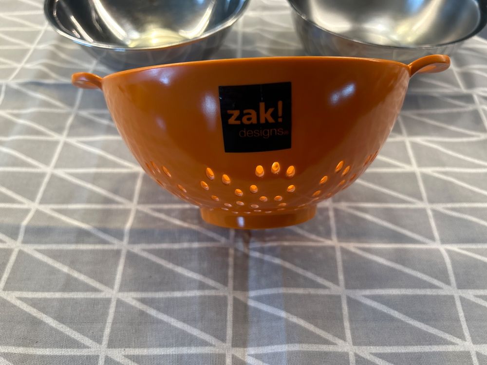 ZAK! Design Abtropfsieb/ Sieb und 2x Schale aus Edelstahl | Kaufen auf Ricardo