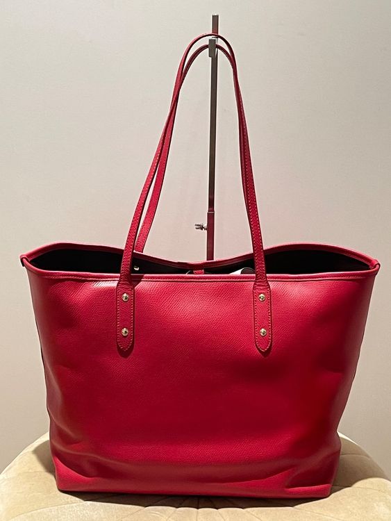 COACH SHOPPER TASCHE MEGA LEDER ROT SCHÖN | Kaufen auf Ricardo