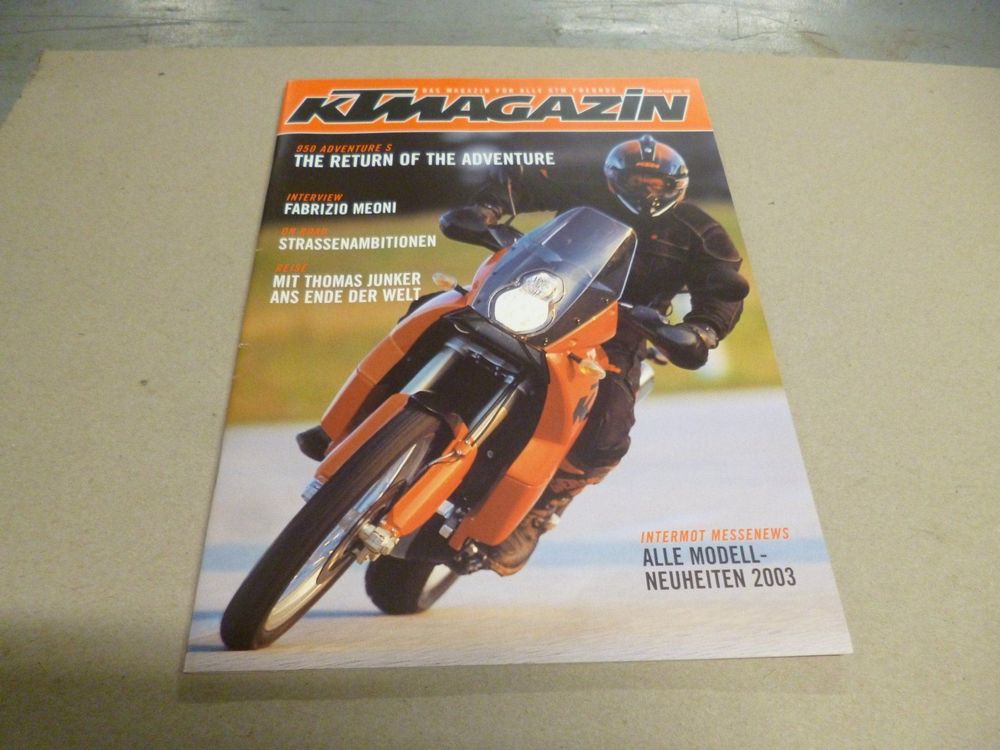 Schönes KTM Magazin aus den Jahr 2002 (Gebraucht) in Aarwangen für CHF ...