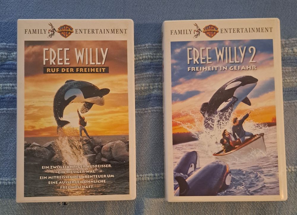 VHS Kassetten Free Willy 1 + 2 (Gebraucht) in Schlieren für CHF 3 – nur ...
