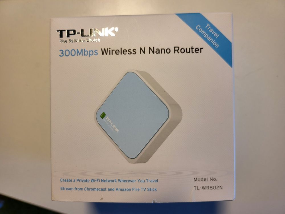TP-Link TL-WR802N 300MBit/s tragbarer Wireless N Nano Router | Kaufen ...