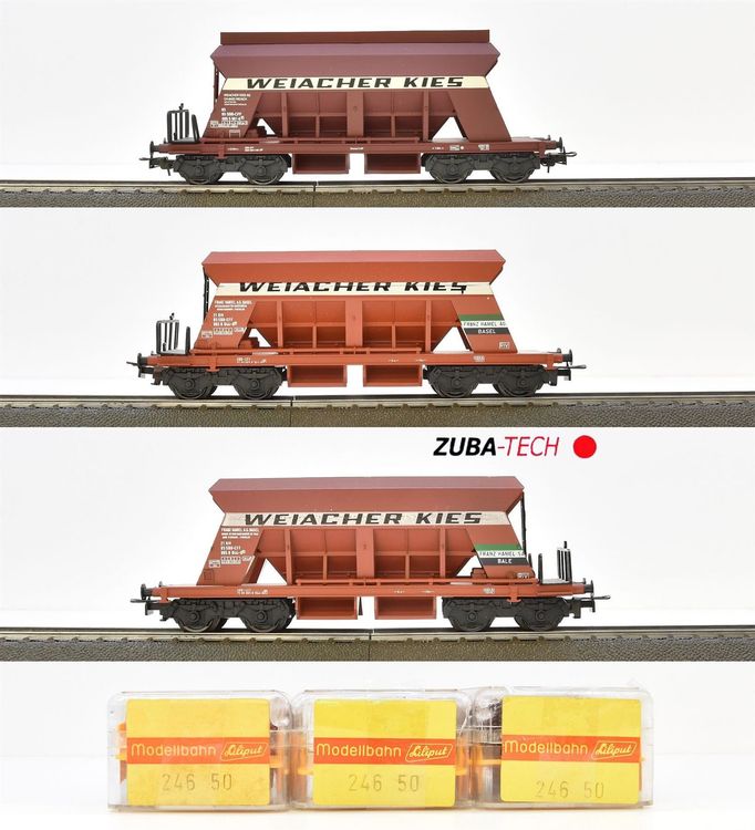 Liliput 3x Kieswagen Weiacher SBB H0 GS (Gebraucht) in St. Gallen für CHF 50 – mit Lieferung auf ...