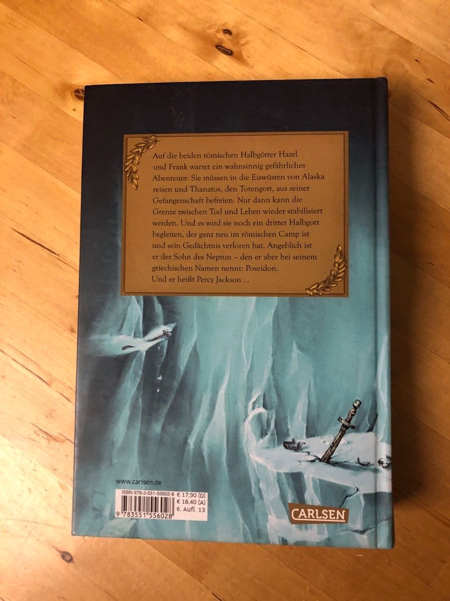 Helden des Olymp 2 - Der Sohn des Neptun, Rick Riordan (Gebraucht) in ...