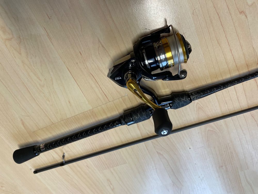 UL Spinncombo Kogha Arch Spin + Shimano Rolle 1000 Angelrute (D ...