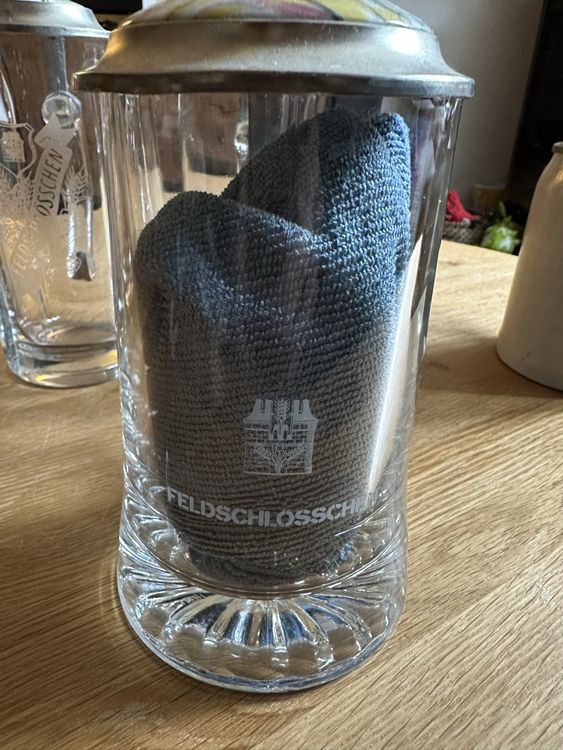 Lot anciens verres à bière Feldschlossen (Gebraucht) in Corcelles NE ...