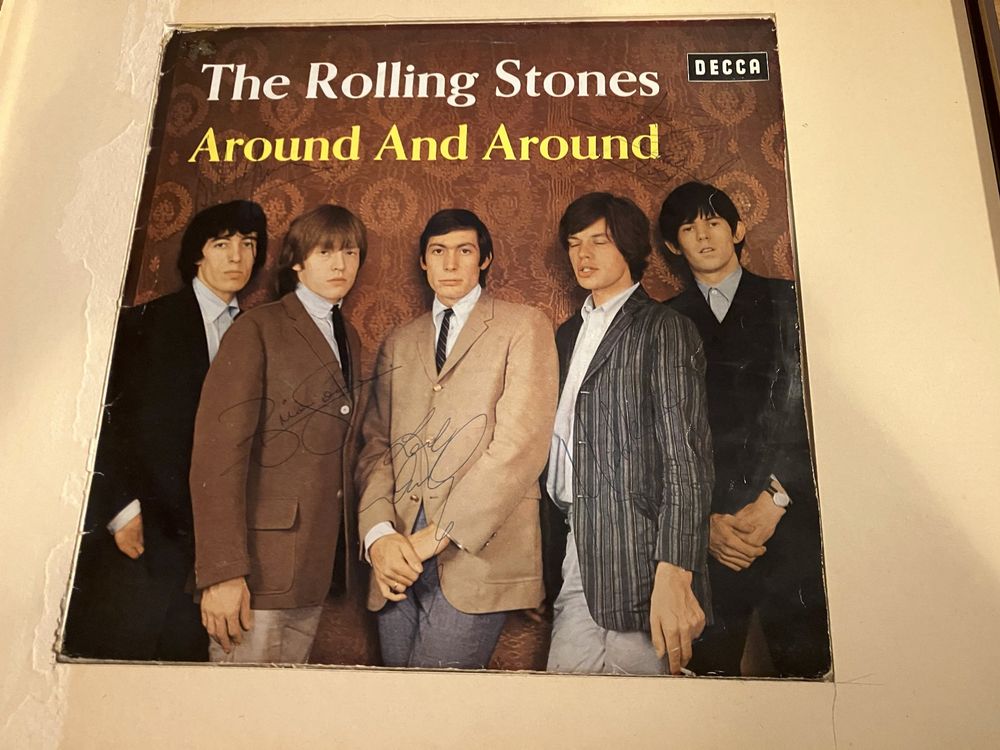 Rolling Stones LP „Around And Around“ 1964 signiert + LOA (Gebraucht ...