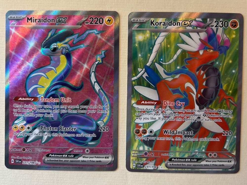 Miraidon EX & Koraidon EX / Ultra Rare (Gebraucht) in Krauchthal für ...