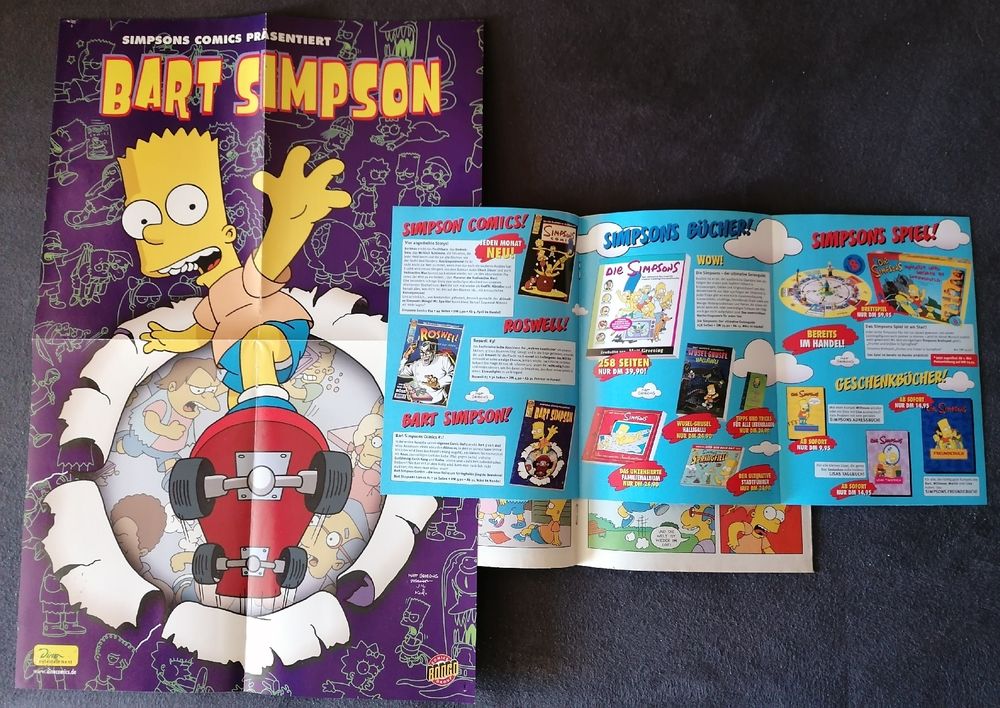 Bart Simpson Comic Nr. 1 mit Poster und Extras (Gebraucht) in Altstätten SG für CHF 1 – mit ...