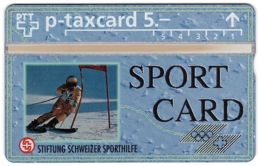 SPORT-TAXCARD Nr. 6: Ski - Steve Locher (Neu (gemäss Beschreibung)) in ...