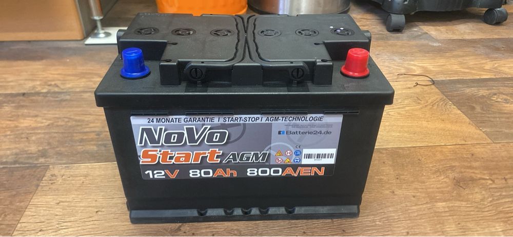 Autobatterie Novo Start AGM 12V 80Ah 600A (Neu und originalverpackt) in Aarau für CHF 90 – nur ...