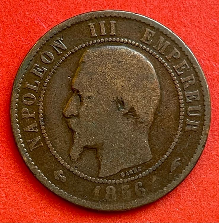 Napoleon III Empereur 1856 A Dix Centimes | Kaufen auf Ricardo